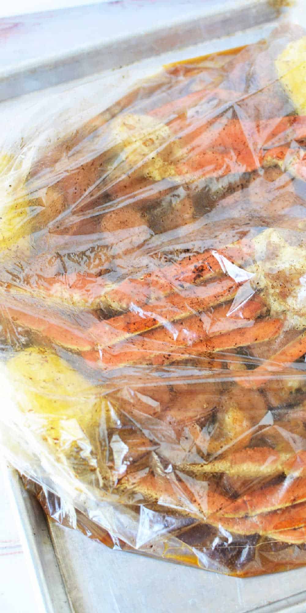 Seafood in a Bag Recipe (in Oven)