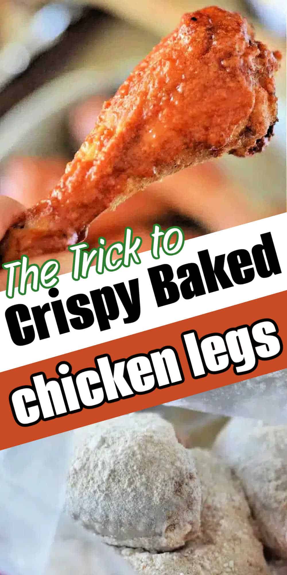 Oven Baked Chicken Legs (with Baking Powder)