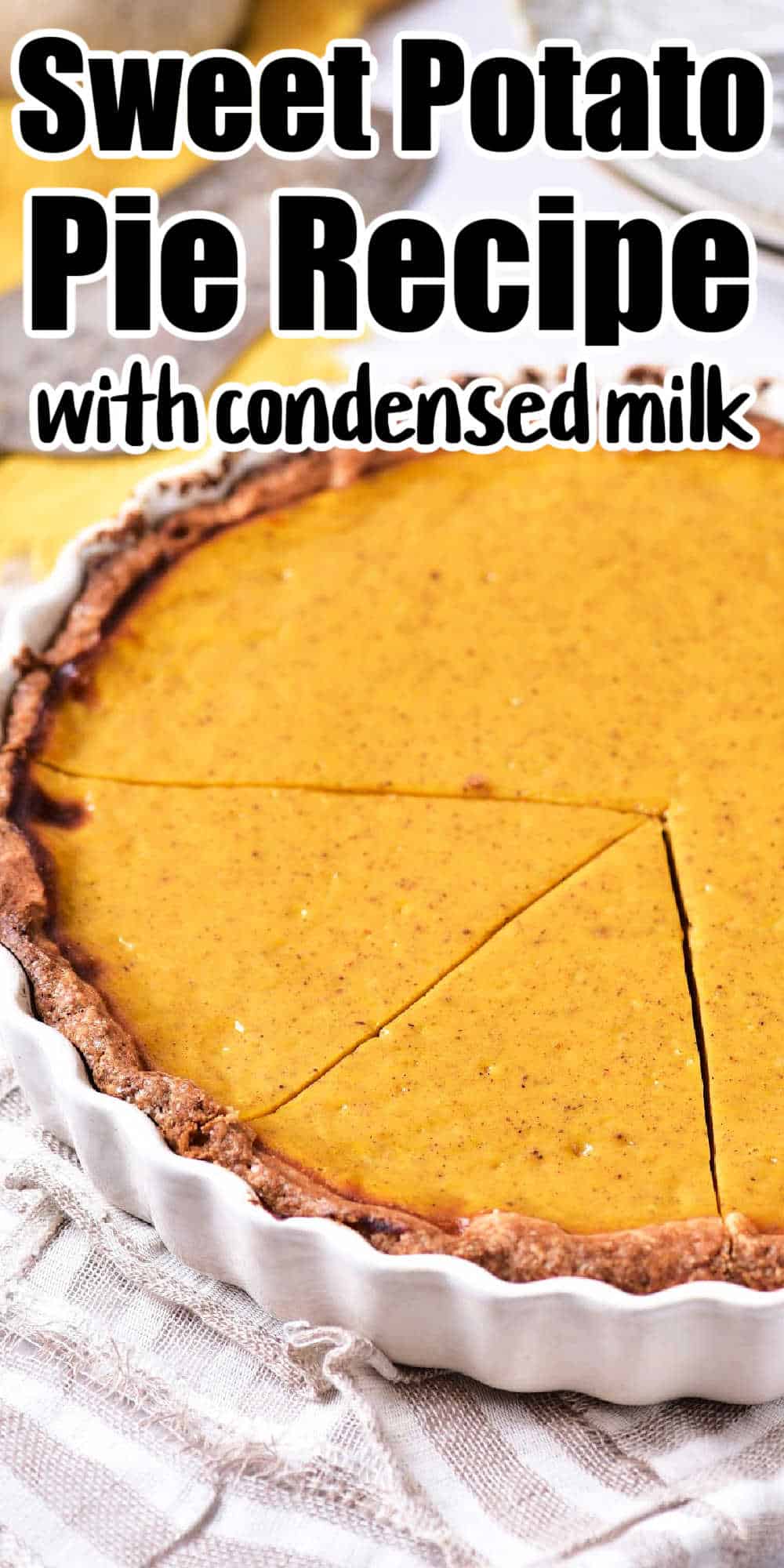 Southern Sweet Potato Pie (with Sweetened Condensed Milk)