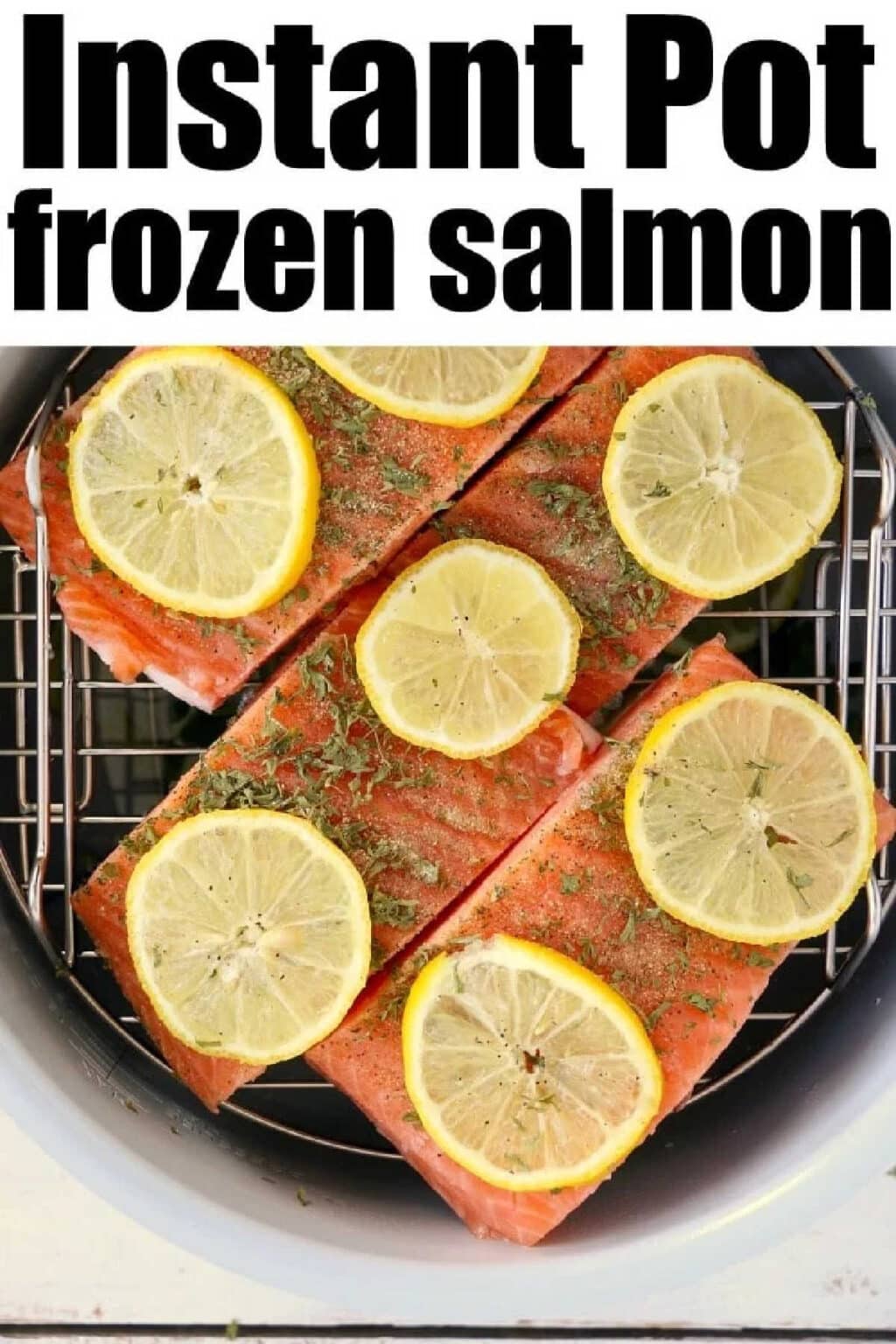 Frozen Instant Pot Salmon Recipe