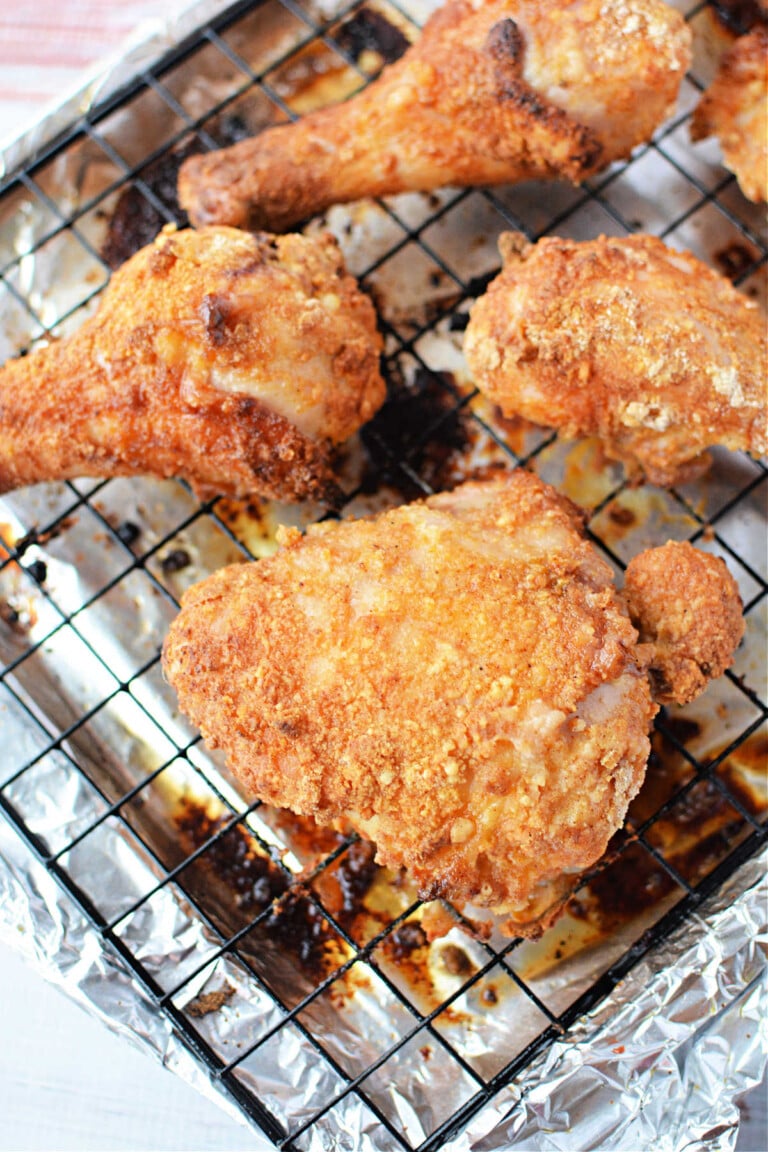 Easy Bisquick Oven Fried Chicken Recipe Thighs, Breast, Legs
