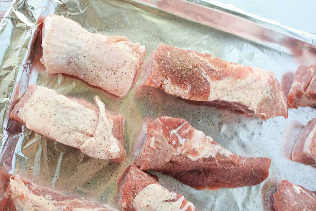 Boneless Pork Ribs Recipe (in the Oven)