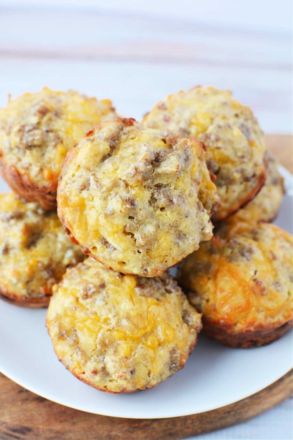 Bisquick Sausage Muffins (with Cheese)