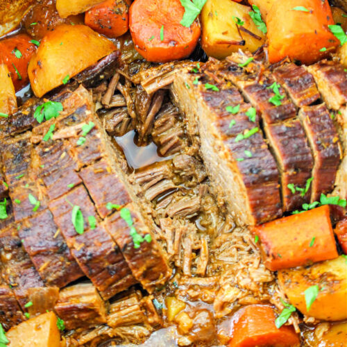 Poor Mans Chuck Roast Burnt Ends in Oven - Steak Bites in Oven