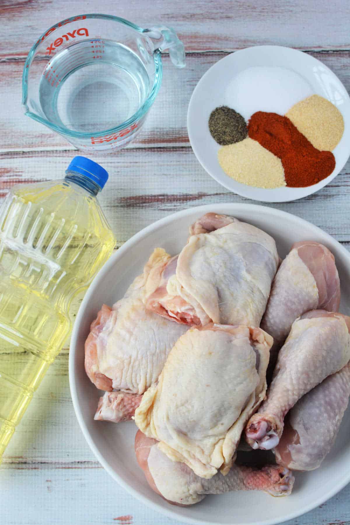 Pressure Cooker Fried Chicken (Legs)