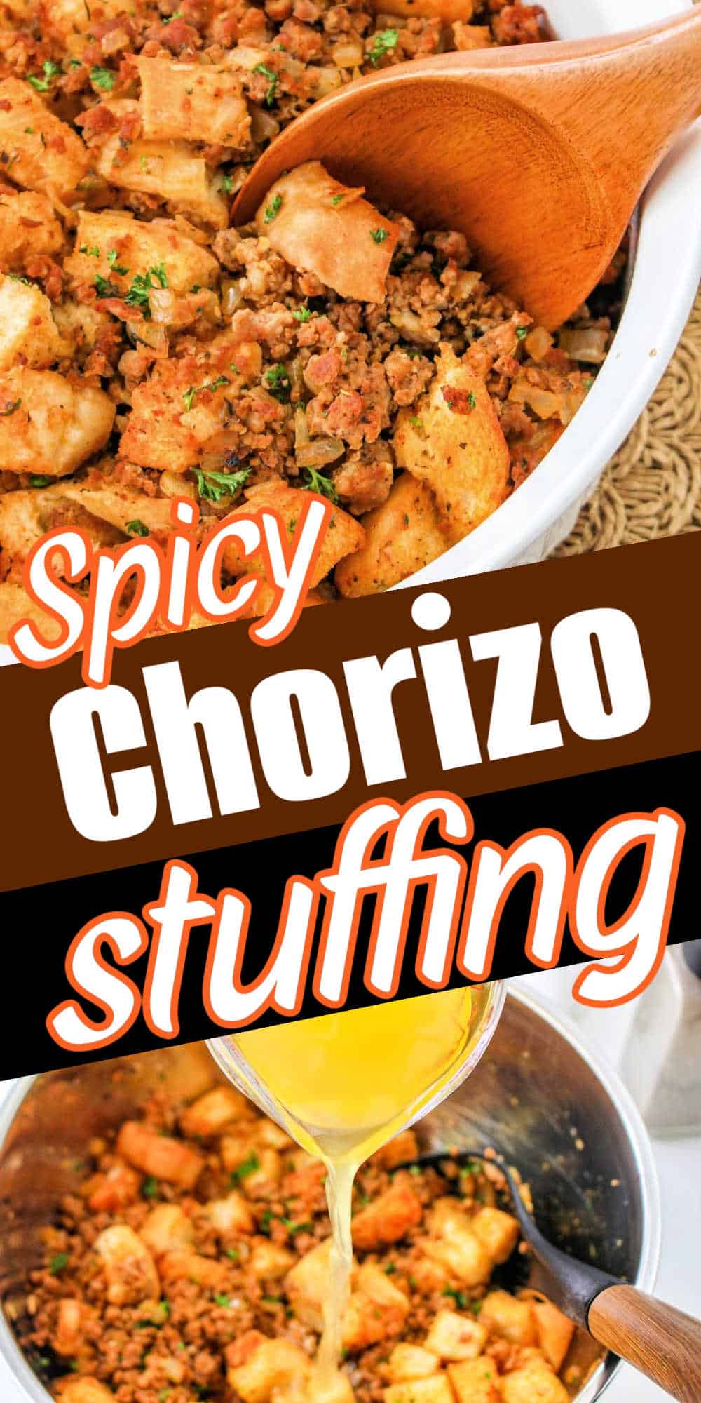 Spicy Chorizo Stuffing (Day Old Bread)