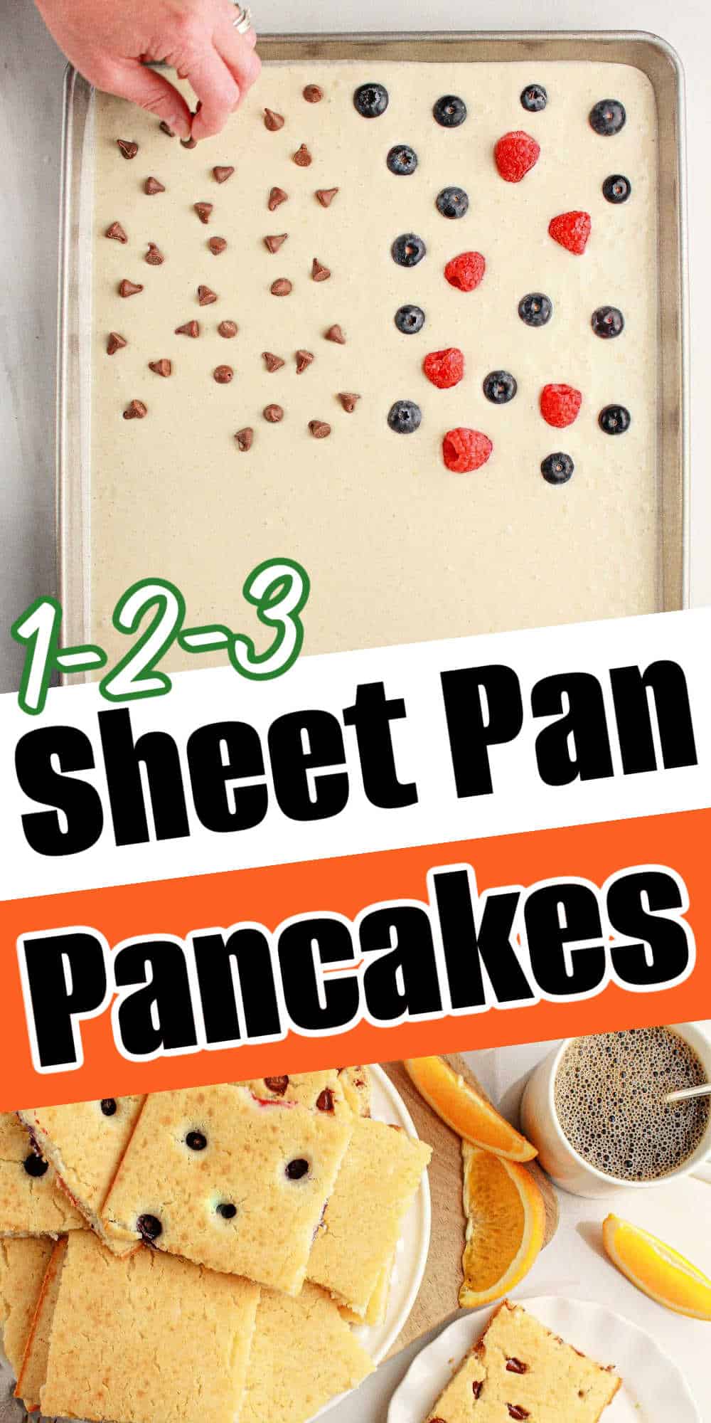 Oven Baked Pancakes with Pancake Mix (Sheet Pan)