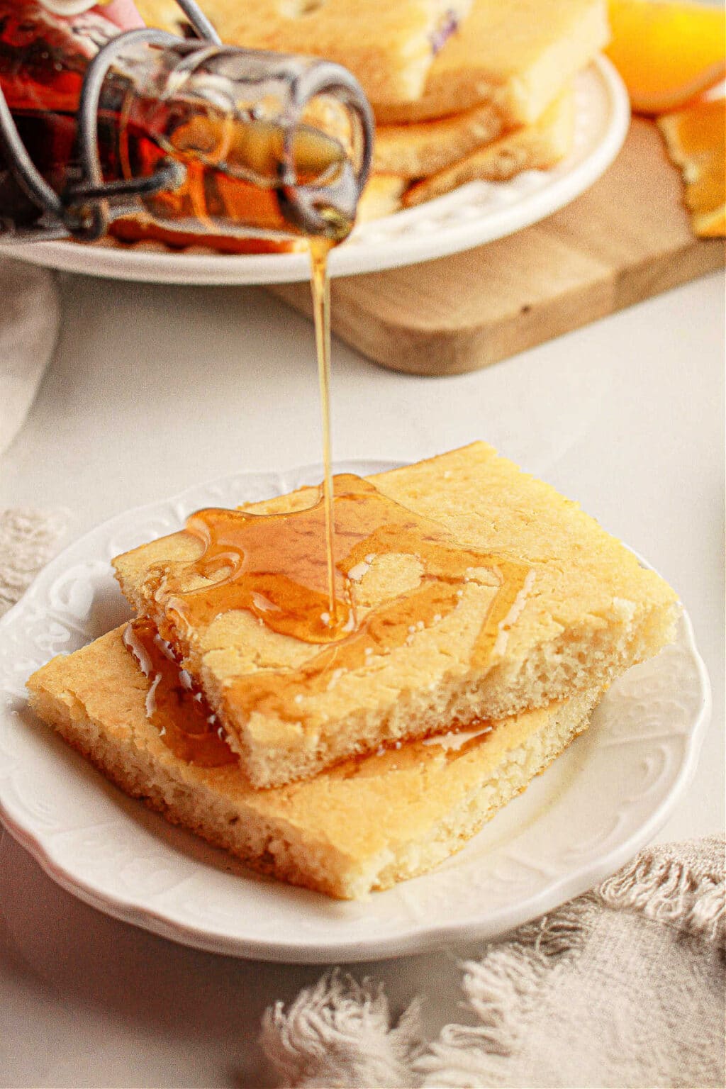 Oven Baked Pancakes with Pancake Mix (Sheet Pan)
