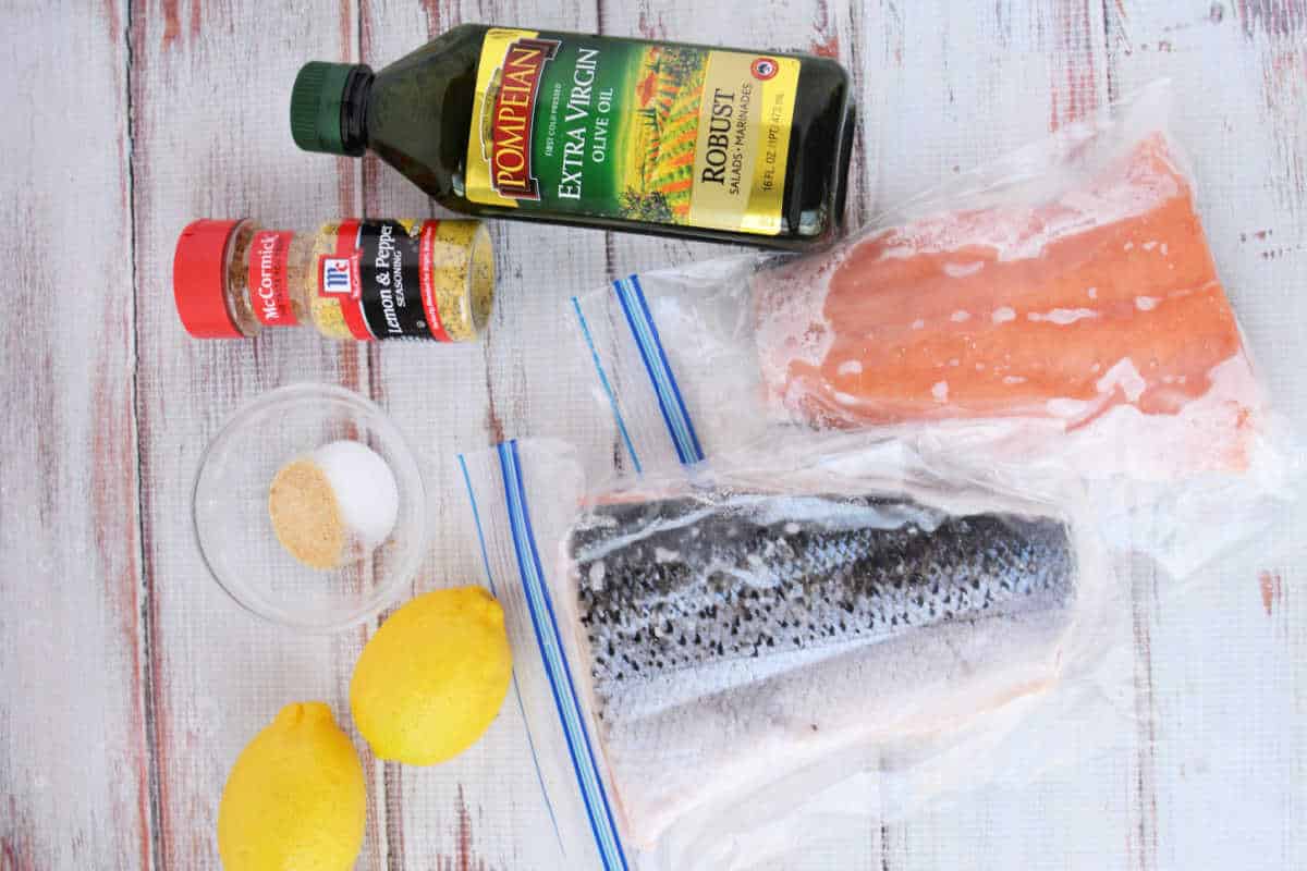 Frozen Salmon in the Oven (Recipe)