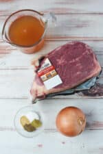 Bottom Round Roast Slow Cooker (with Gravy)